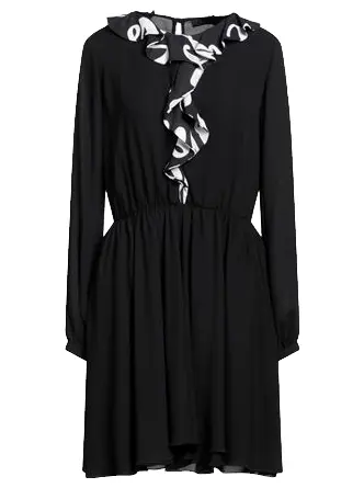 FRANKIE MORELLO Mini Trapeze Dress - Black
