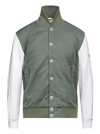 HANDPICKED Twill Bomber Jacket - Sage Green