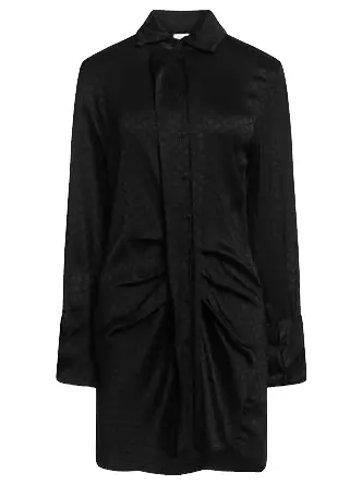 MVP WARDROBE Maria Vittoria Paolillo Mvp Mini Shirt Dress - Black