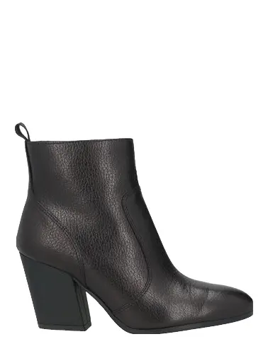Hogan Leather Ankle Boots - Black