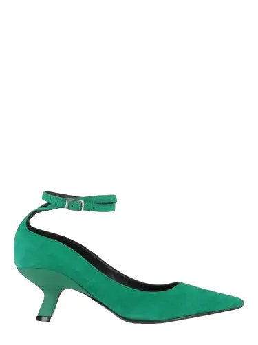 VIC MATIE Leather Pumps - Green