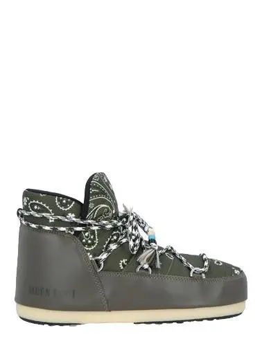 ALANUI X MOON BOOT Ankle Boots Lime Size Textile Fibers - Green