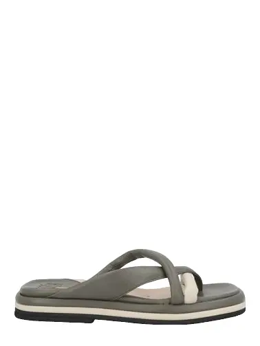 IXOS Leather Thong Sandals - Green