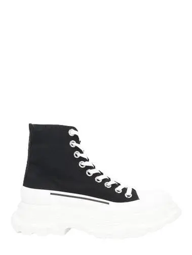 Alexander McQueen Textile Fiber Sneakers - Black