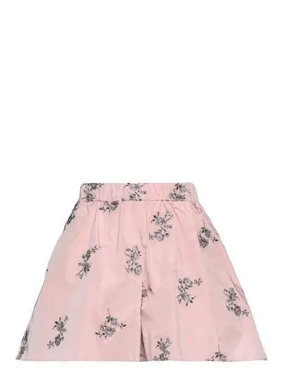 Red Valentino Floral Jacquard Bermuda Shorts - Pink