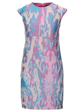 Byblos Jacquard Mini Dress - Blue