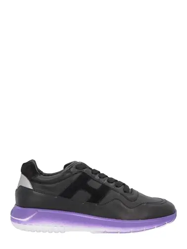 Hogan Leather Sneakers - Black