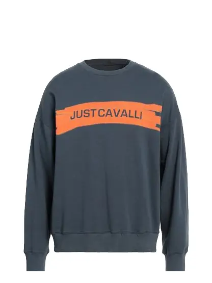 Just Cavalli Cotton Blend Sweatshirt - Grey