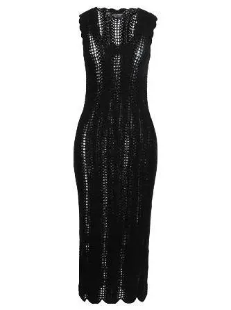 Dolce & Gabbana Midi Bodycon Dress - Black