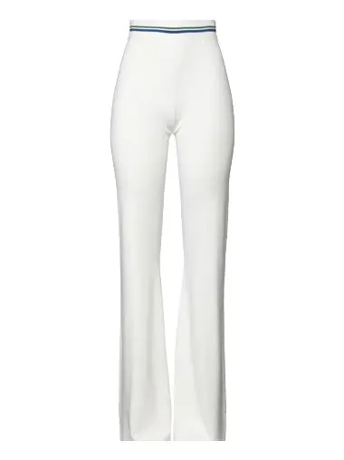 Elisabetta Franchi High Waisted Flared Pants - White