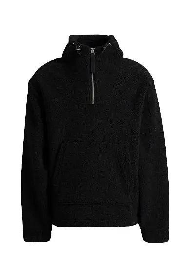 Helmut Lang Bouclé Hooded Sweatshirt - Black