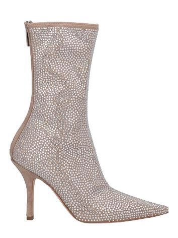 Paris Texas Ankle Boots In Leather - Sand