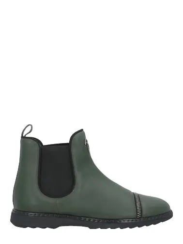 GIUSEPPE ZANOTTI Leather Ankle Boots - Green