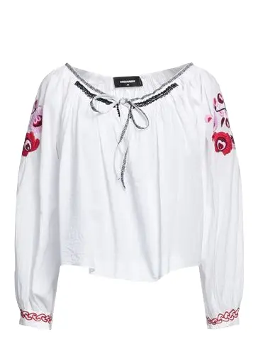 Dsquared2 Embroidered Blouse - White