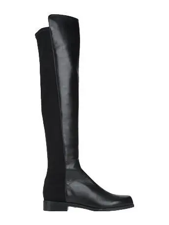 STUART WEITZMAN Boots In Leather And Textile Fibers - Black