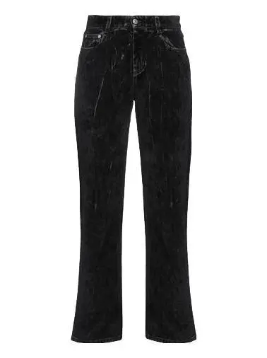 Stella McCartney Straight-leg Jeans With Coated Effect - Black