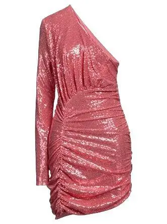 Alexandre Vauthier Sequinned One-shoulder Mini Dress - Salmon Pink