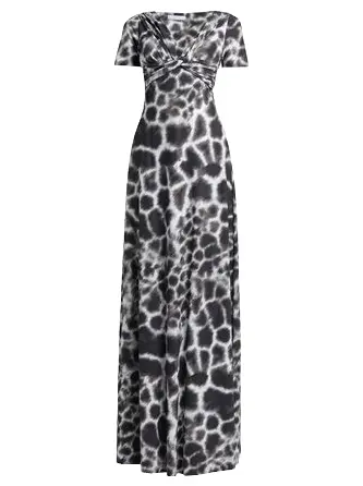 Chiara Boni La Petite Robe Leopard-print Maxi Dress - Grey