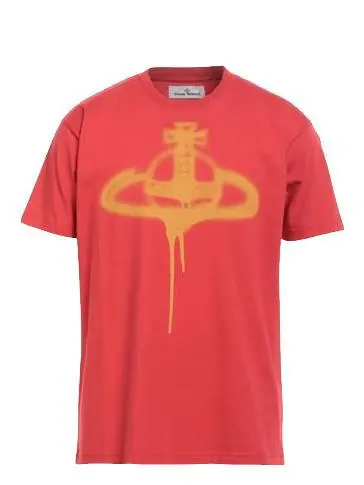 VIVIENNE WESTWOOD Logo-print Cotton T-shirt - Red