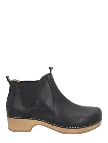 Dansko Ankle Boots In Leather - Black