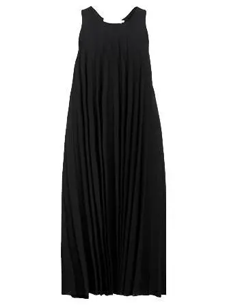 Maison Kitsuné Midi Flared Dress - Black