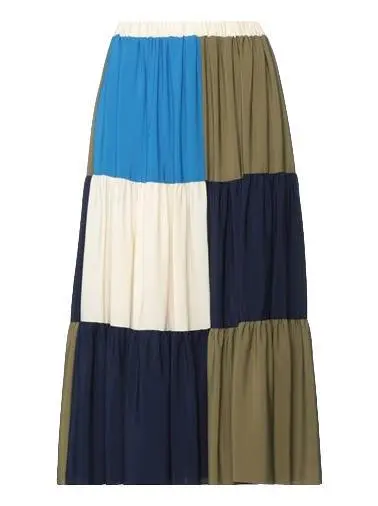 JUCCA Midi Flared Skirt - Blue