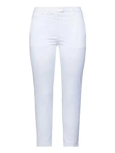 DONDUP Tapered Cropped Pants - White