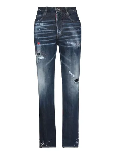 Dsquared2 Straight Leg Jeans - Blue