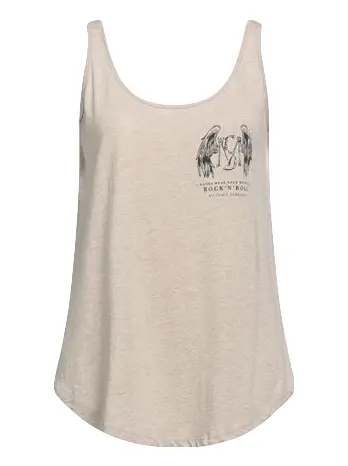 MASSIMO SABBADIN Cotton Tank Top - Beige