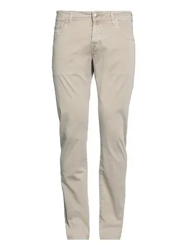 JACOB COHЁN Cotton-elastane Pants - Beige