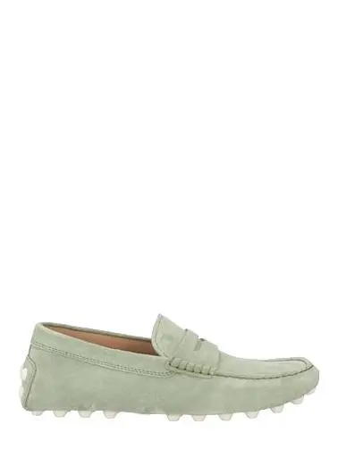 TOD'S Loafers In Light Leather - Green