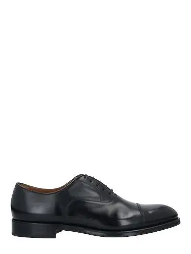 DOUCAL'S Leather Oxford Shoes - Black