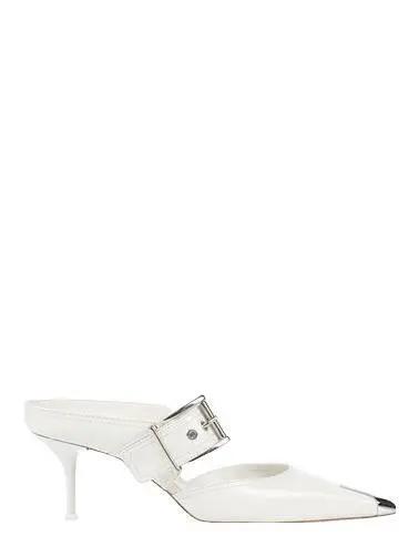 Alexander McQueen Mules & Clogs Soft Leather - Off White