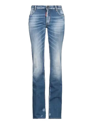 Dsquared2 Flared Jeans With Logo - Blue
