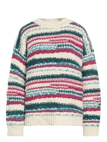 STEFANEL Crewneck Heavy Knit Sweater - White