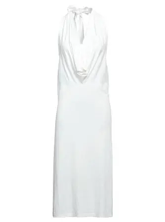 ALESSIO BARDELLE Midi Piqué Dress - White