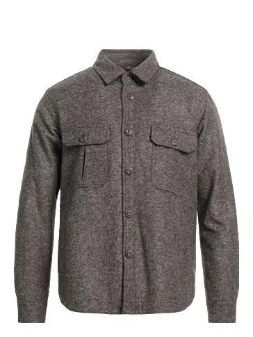 STEWART Shirt Size Acrylic, Polyester, Virgin Wool - Brown