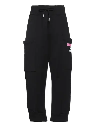 Dsquared2 High Waisted Tapered Comfort Fit Track Pants - Black