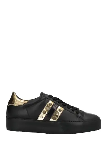John Richmond Leather Low-top Sneakers - Black