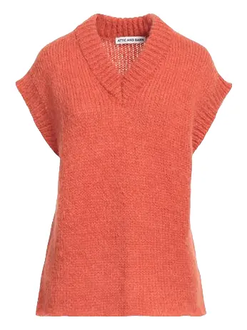 ATTIC AND BARN Knitted Sweater - Orange