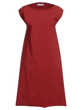 Chiara Boni La Petite Robe Midi Trapeze Dress - Red