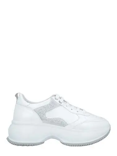 Hogan Soft Leather Chunky Sneakers - White