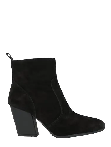 Hogan Leather Ankle Boots - Black