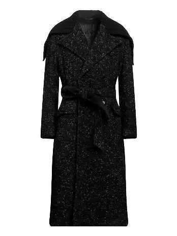 Dolce & Gabbana Belted Double-breasted Coat - Black