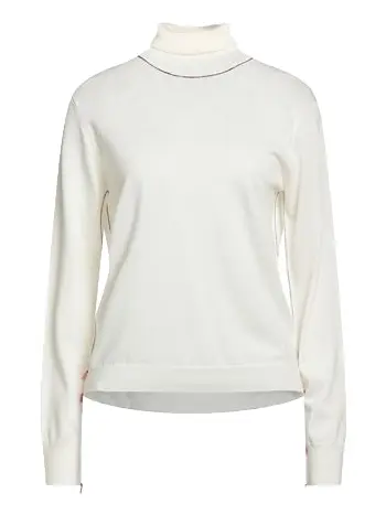 MAISON MARGIELA Turtleneck Wool Knit - White