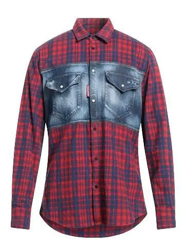 Dsquared2 Shirt Size Cotton, Elastane - Red