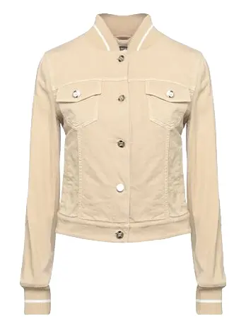 TESTONI Denim Trucker Jacket - Beige