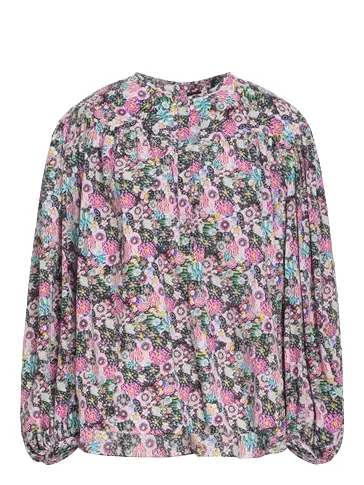 Isabel Marant Floral Crepe Top - Pink
