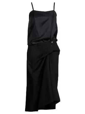 MAISON MARGIELA Midi Flared Dress - Black