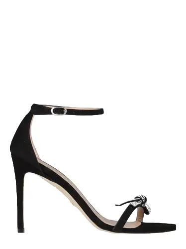 STUART WEITZMAN Sandals In Leather - Black